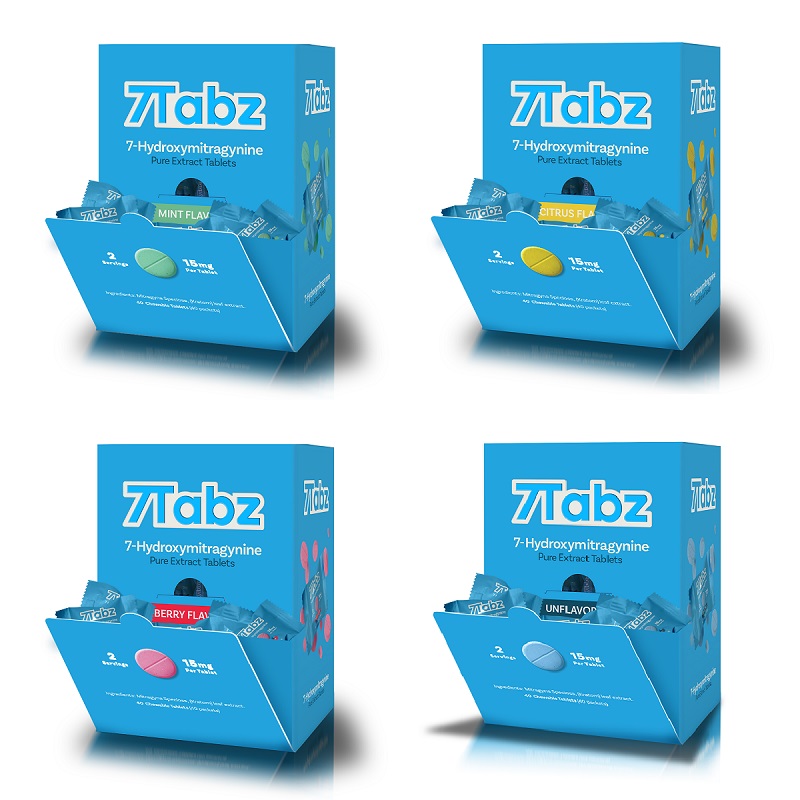 7Tabz 15mg 7-Hydroxy Tablets | 4 Pack | 10 Count Display