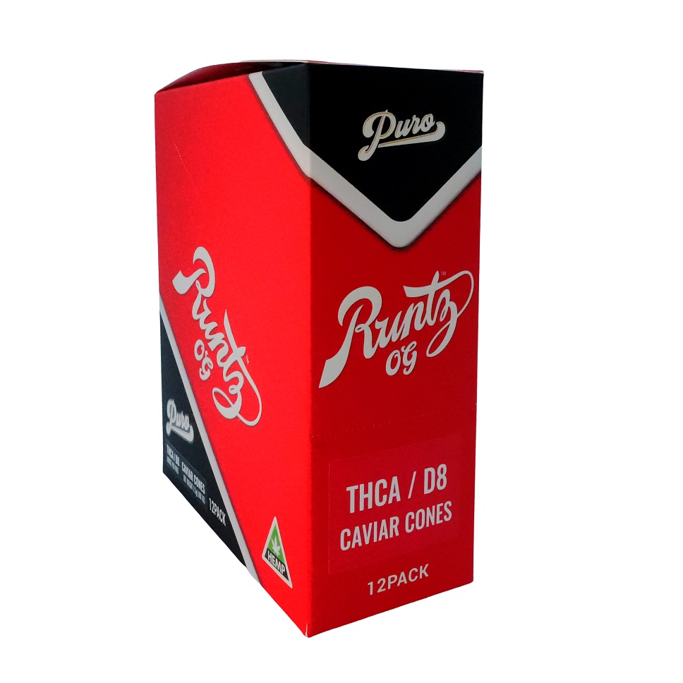 Puro Runtz THCA Caviar Cones | 1.25g x 2 | 12 Count Display